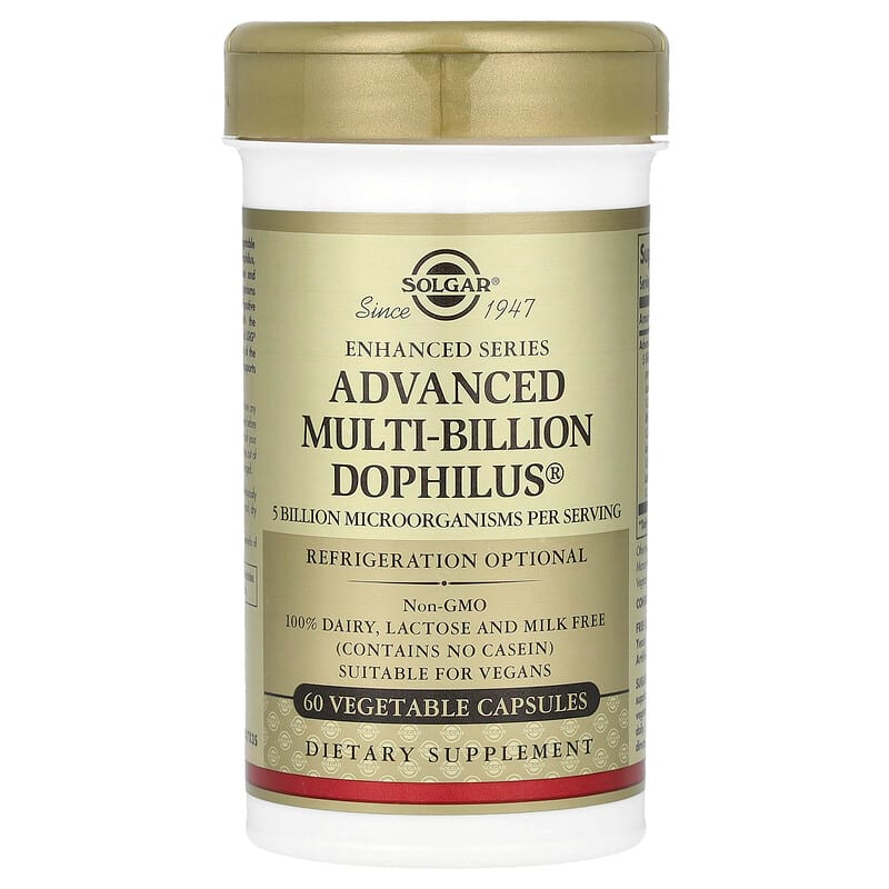 Solgar Advanced Multi-Billion Dophilus 60 caps купить в Алматы, цена 21 ...