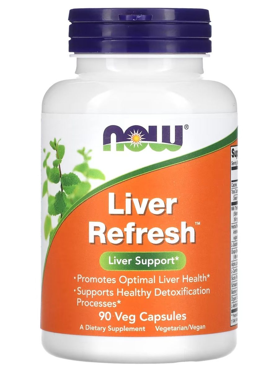 NOW Liver Refresh 90 caps купить в Алматы, цена 10 648 тг. в интернет ...