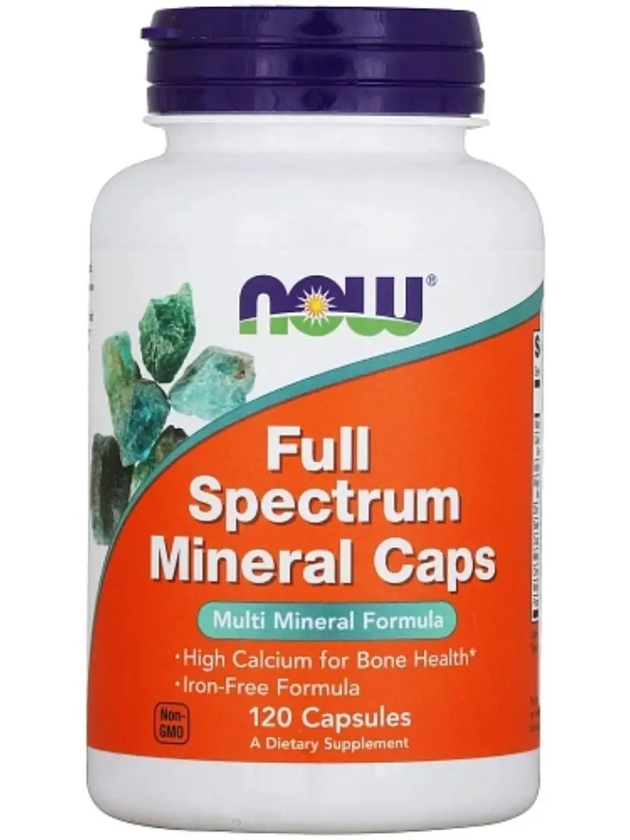 NOW Full Spectrum Mineral 120 caps купить в Алматы, цена 9 400 тг. в ...